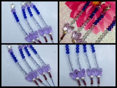 Butterfly The Ten Commandments Beaded Crochet Necklace Czech Beads