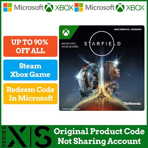 Starfield Xbox Series Xs Pc Original Game Xbox Activation Redeem