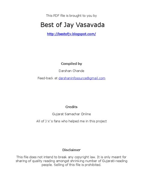 Best Of Jay Vasavada Compiled By Pdf