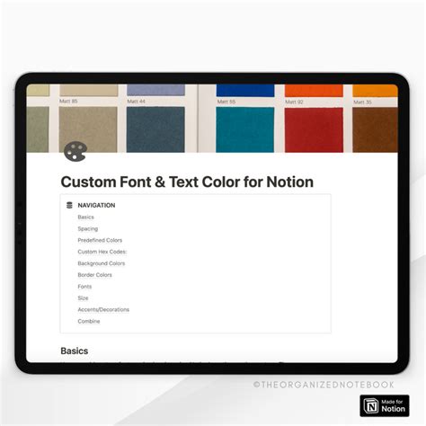 Notion Text And Font Cheat Sheet Katex And Equation Guide The Organized