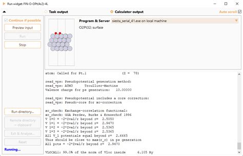 The Run Widget — Asap User Manual 20250 Documentation