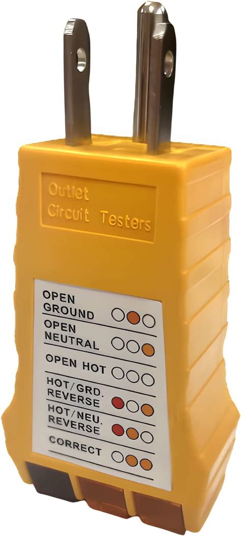 Klein Tools Rt110 Outlet Tester Ac Electrical Receptacle Tester For