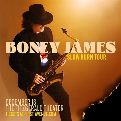 An Evening With Boney James ★ The Fitzgerald Theater First Avenue