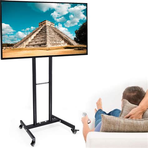 Mornwell Soporte De Piso Para Tv Soporte Tv Móvil Pantalla De 32 A 55