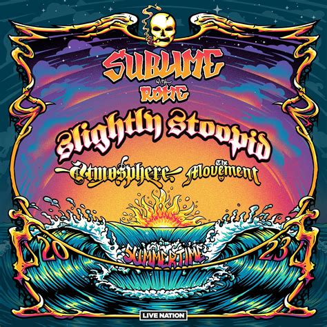 Sublime With Rome And Slightly Stoopid Bring The Summertime 2023 Tour