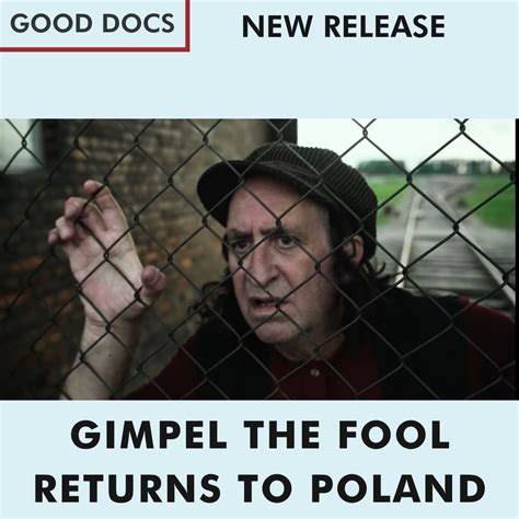 Gimpel The Fool Returns To Poland Is Available For Educational Streaming By Schools Colleges
