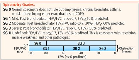 Copd Foundation Guide To Copd Diagnosis And Treatment Spirometry Grades