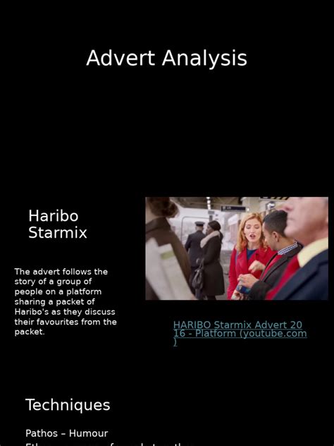 Haribo Starmix Advert Analysis Pdf