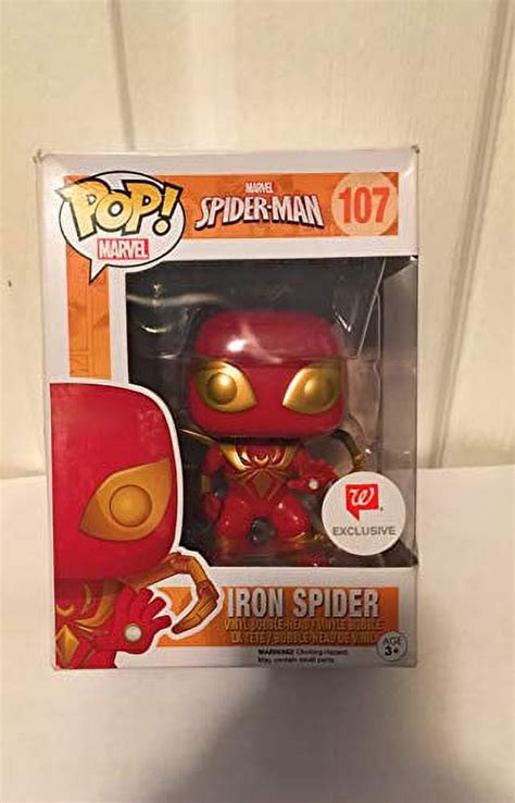 Spider Man Funko Pop Marvel Iron Spider Vinyl Bobble Head
