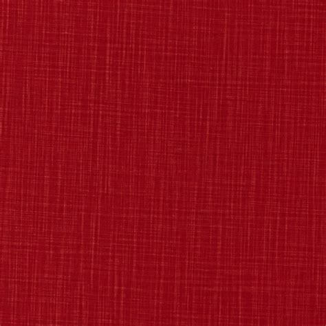 Solid Red Canvas Fabric By The Yard Textured Cotton Slub Upholstery