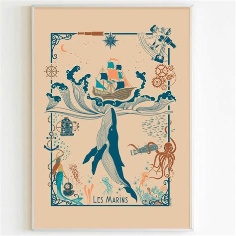 Sailor Poster Etsy