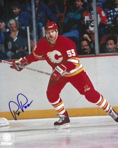 Autographed Rob Ramage 8x10 Calgary Flames Photo Main Line Autographs