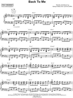 Back To Me Sheet Music By The Theorist