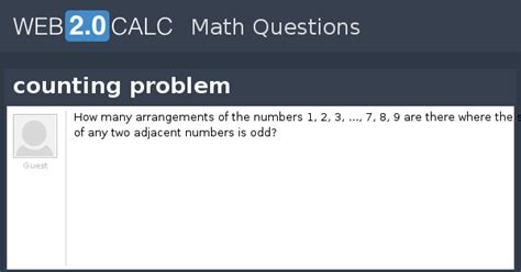 View Question Counting Problem