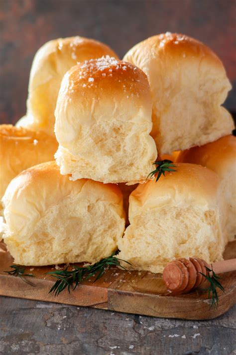 Dinner Rolls With Honey Butter Sweet And Seasoned