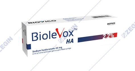 Biolevox Ha Хијалуронска киселина интраартикуларен гел 2 2 2 мл