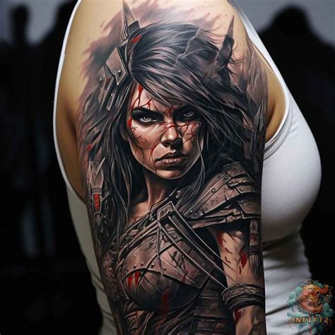 Warrior Tattoo Female Warrior Symbols Tattoo Female