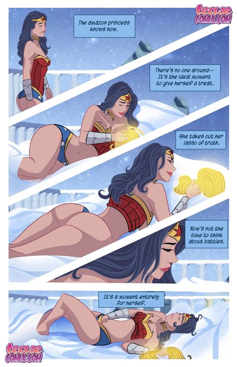 Rule 34 1girls Biting Lip Black Hair Dat Ass Dc Dc Comics Diana
