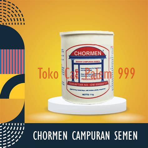 Jual Chormen Bahan Campuran Semen 1 Kg Pengeras Semen Cormen