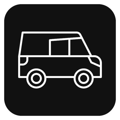 Premium Vector Hearse Vector Illustration