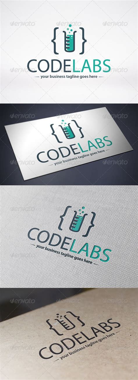 Code Lab Logo Template Lab Logo Logo Templates Coding Logo