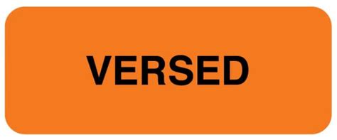 Medical Use Labels Medication Id Label Versed 2 1 4 X 7 8