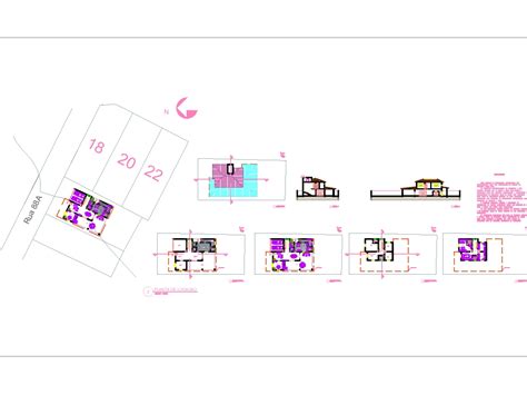 Proyecto Completo De Vivienda Unifamiliar En Dwg 115 Mb Librería Cad