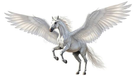 Pegasus A Mythical Winged Horse From Greek Mythology Depicted In A