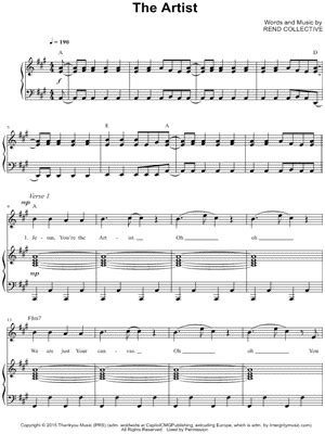 The Artist Sheet Music 2 Arrangements Available Instantly Musicnotes