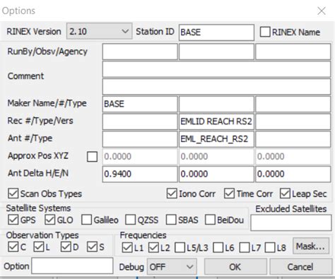 Rs2 Ppp Showing Only Single Band Frequency Rtk Ppk Configuration Emlid Community Forum