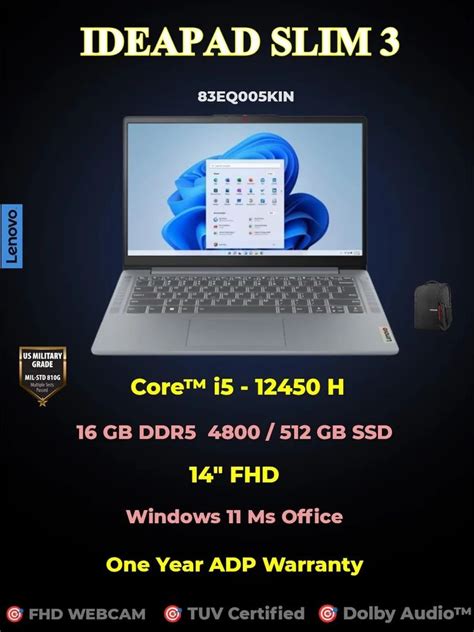 Lenovo Laptop Platinum Grey Slim IdeaPad At 64990 Piece Rathinapuri Coimbatore ID