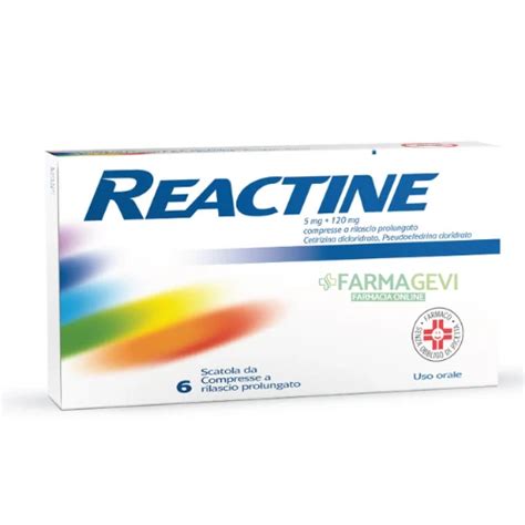 Reactine Foglietto Illustrativo Farmagevi