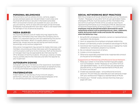 Maple Leafs Sports Entertainment Playbook On Behance