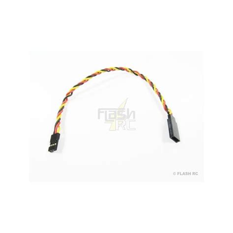 Servo Extensions Servo Extension 20cm Jr 033mm² Twisted Wire Flash Rc