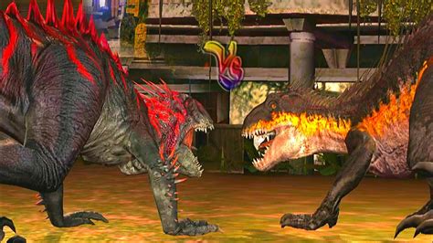 Scorpios Rex Vs Indoraptor Solo Battle Jurassic World The Game
