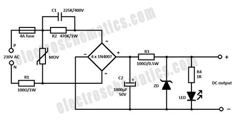 Capacitor Polarity Schematic