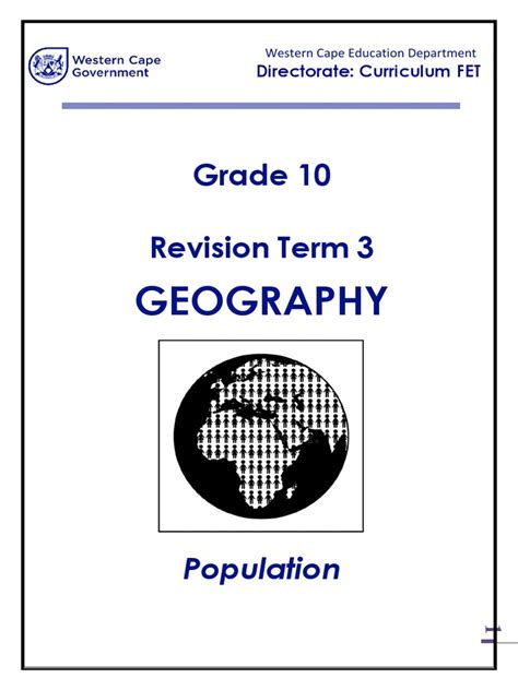 Geography Grade 10 Revision Material Term 3 And 4 2022 Pdf Pdf