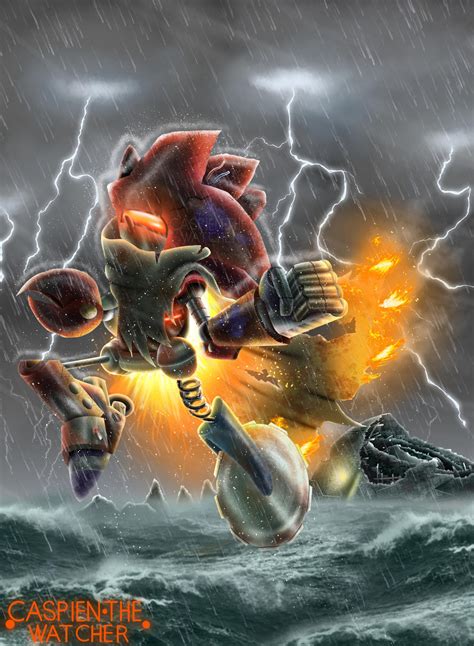 Scrap Mecha Sonic Idw By Caspienthewatcher On Deviantart