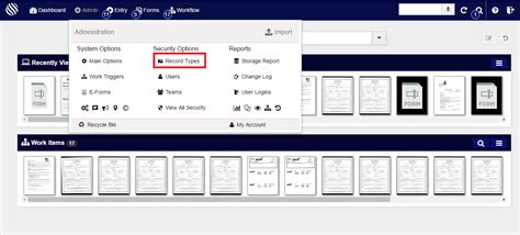 Record Types General DocMgt