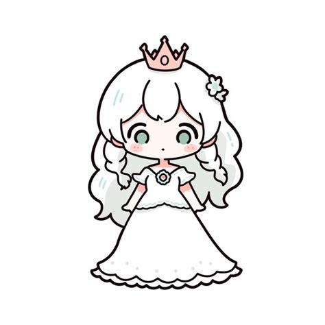 Premium Ai Image A Cartoon Princess With A Tia On Her Head And A Dress Generative Ai