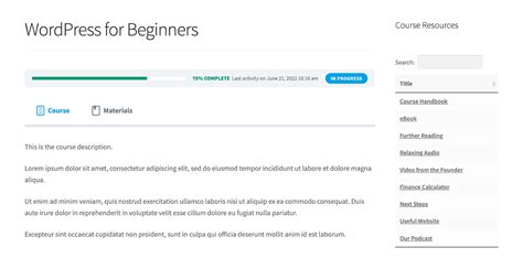 How to Add LearnDash Course Materials to a Searchable WordPress Resource Library | LearnDash
