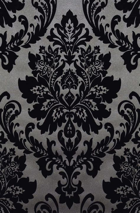 100 Black Damask Wallpapers