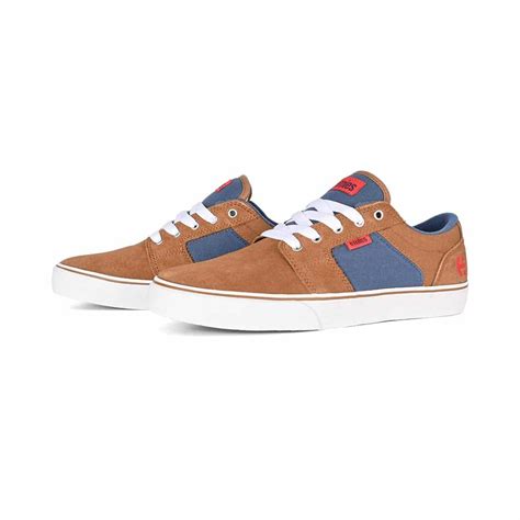 Etnies Barge Ls Skate Shoes Brownblue Supereight