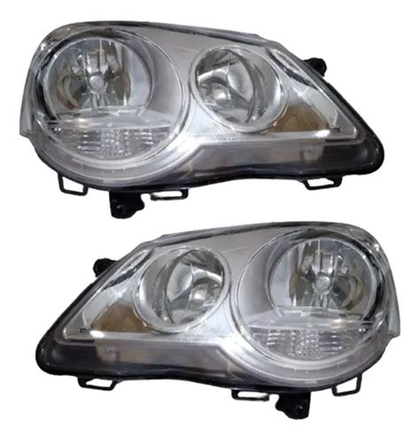 Faros Delanteros Volkswagen Polo 2005 2009 Cuotas Sin Interés