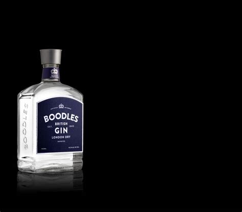 Download Free Boodles London Dry Gin Black Backdrop Wallpaper