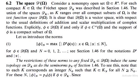 Real Analysis Doubt In Understanding Space Mathscr Domega