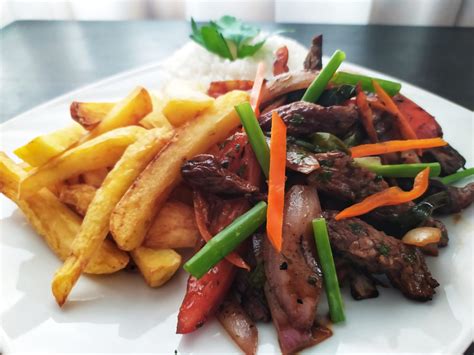 Lomo Saltado Peruano Peruvian Lomo Saltado Stir Fry Beef