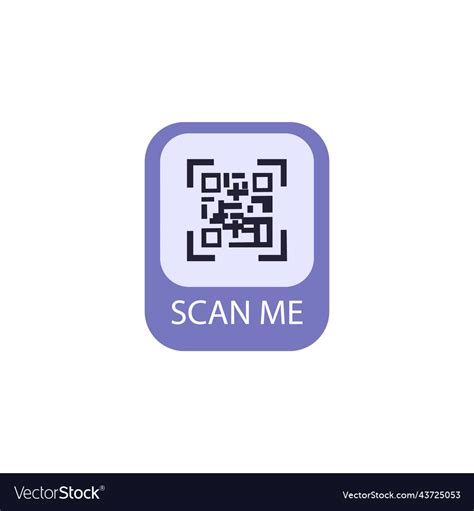Qr Code Sticker For Payments And Mobile App Vector Image