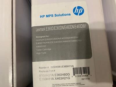 Hp Mps Solutions For Lexmark E360h11a High Yield Toner Free Shipping