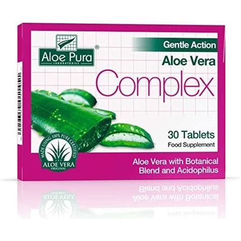 Gentle Action Aloe Vera Complex Colon Cleanse 60 Tabs Rightnutri